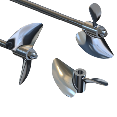 Custom marine two-blade three-blade forward and reverse propellers