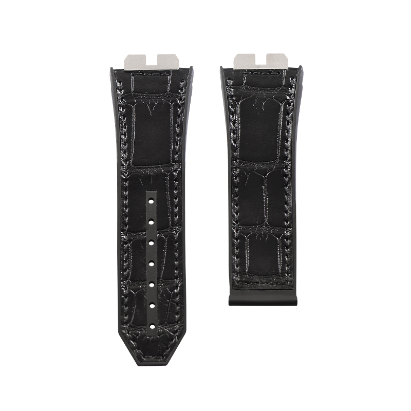 Alligator Rubber Strap For Bigbang Unico Chronograph 421 44mm