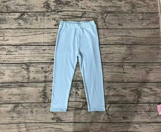 Pre-order kids summer clothes light blue pants