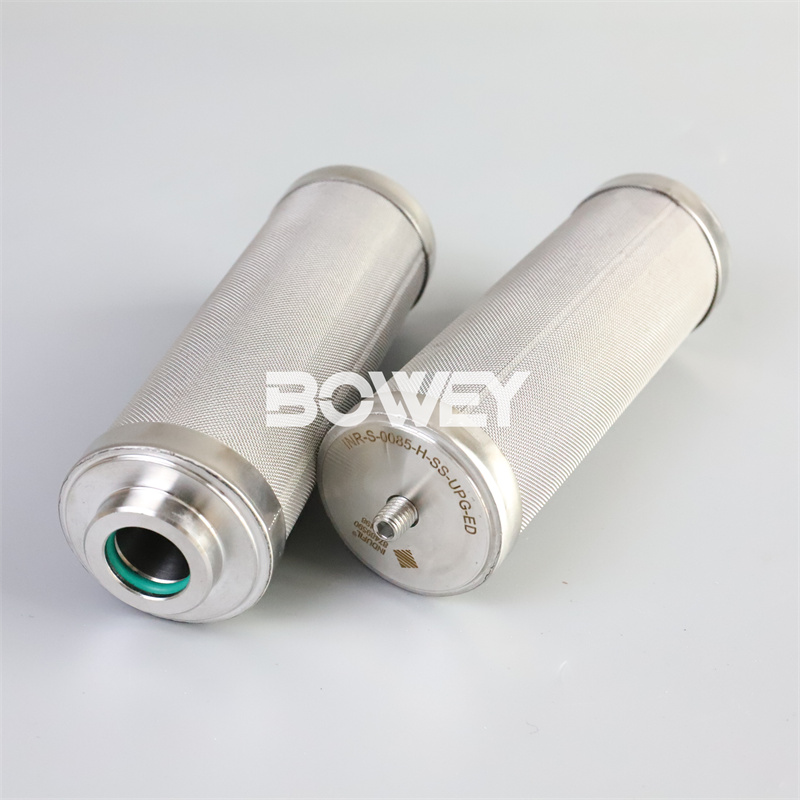 INR-S-0085-H-SS-UPG-ED Bowey replaces Indufil stainless steel hydraulic oil filter element,Bowey ...