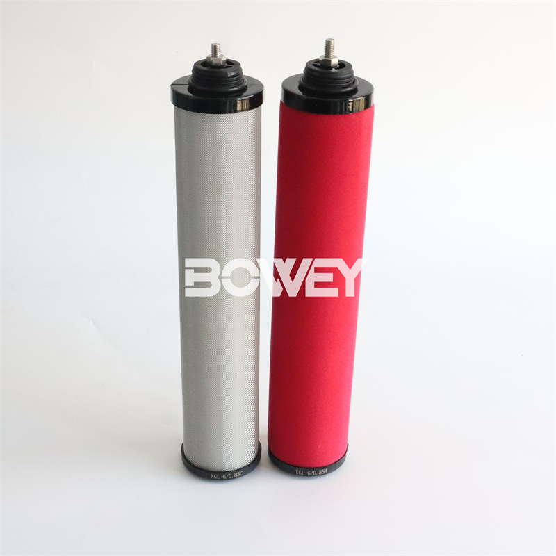 KGL-6/0.85C Bowey replaces SRICI air compressor air precision filter ...