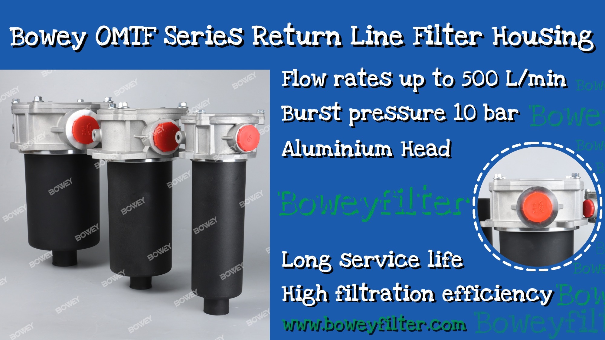 Bowey Replaces OMT OMTF Series Return Line Filter Housings,Industry News