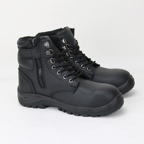 Zip System Anti Slip Breathable Safety Boots,PU Injection Sole Shoes