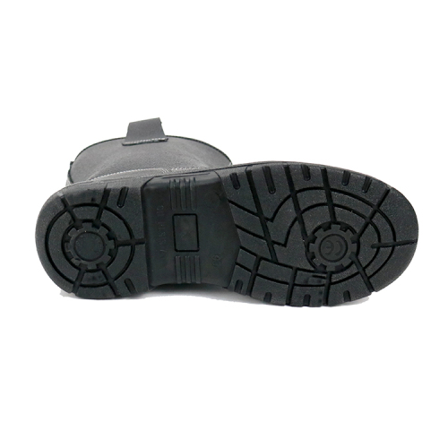 High Cut Genuine Leather Waterproof Safety Boots,PU Injection Sole Shoes