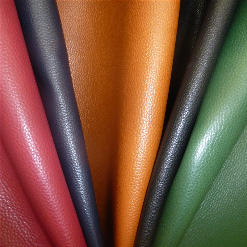 Full-grain natural lychee pattern eco-friendly top layer cowhide,cow ...