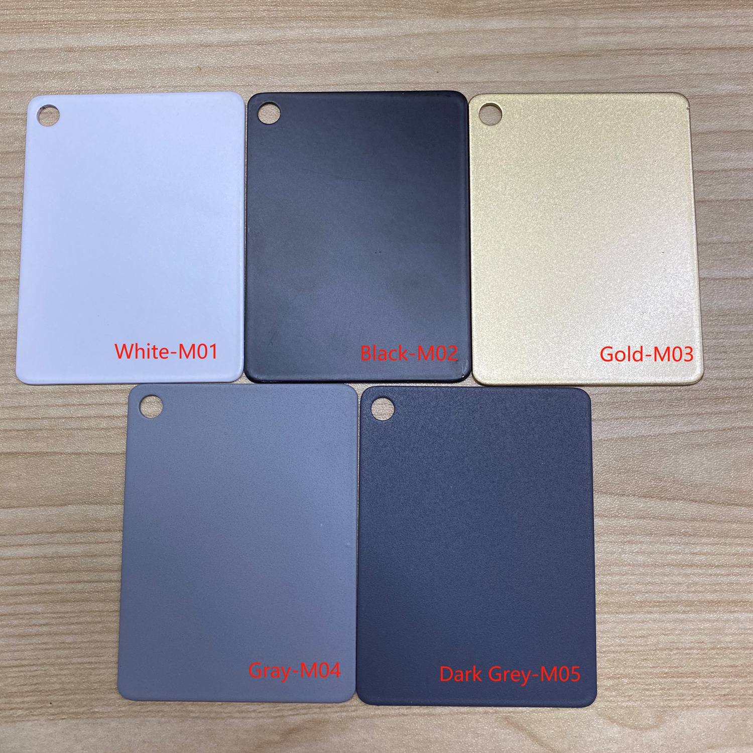 Metal,Color Swatches