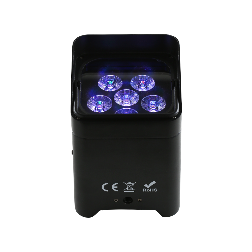 EU warehouse Smart DJ S6 Uplighting 8pcs with a case 6x18w RGBWA UV ...