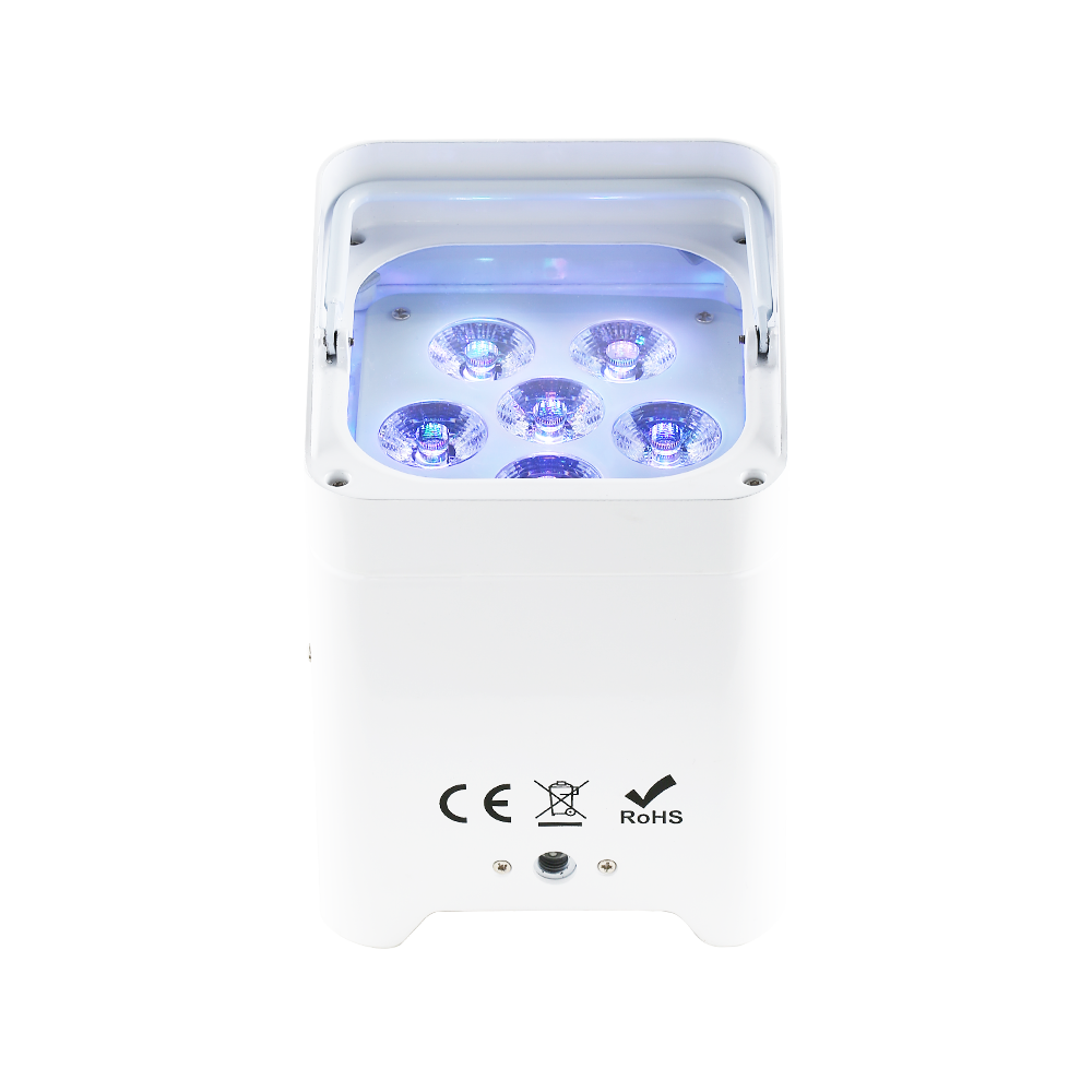 EU warehouse Smart DJ S6 Uplighting 8pcs with a case 6x18w RGBWA UV ...