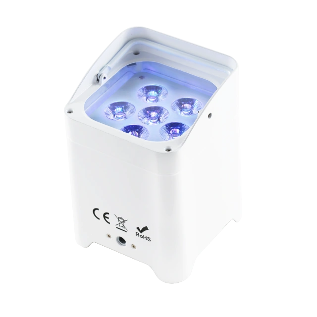 EU warehouse Smart DJ S6 Uplighting 8pcs with a case 6x18w RGBWA UV ...