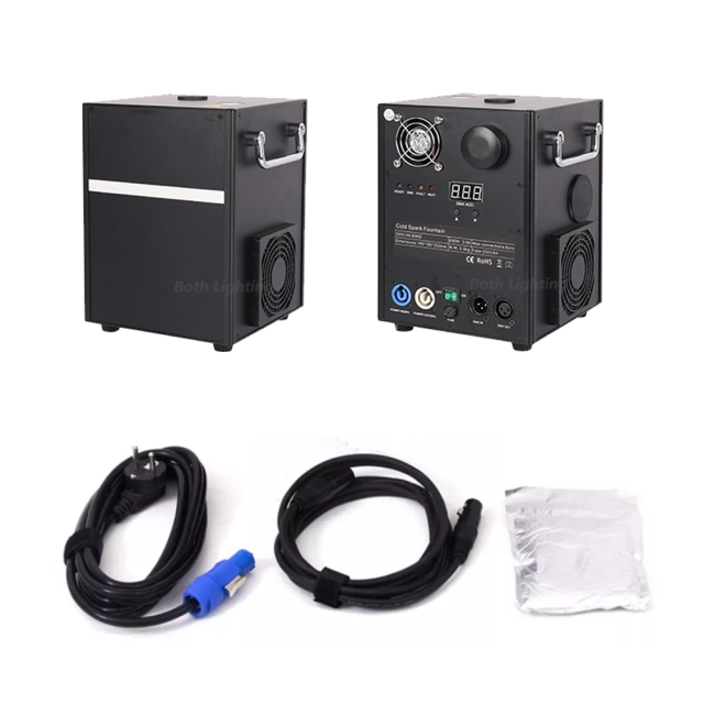 EU Warehouse 2pcs with a case 650w Cold Sparkular Machine Wedding Dj ...