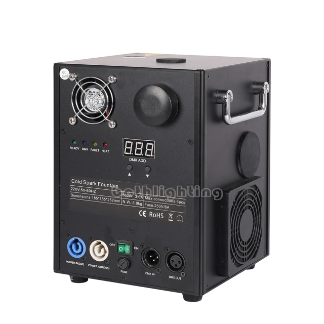 EU Warehouse 2pcs with a case 650w Cold Sparkular Machine Wedding Dj ...