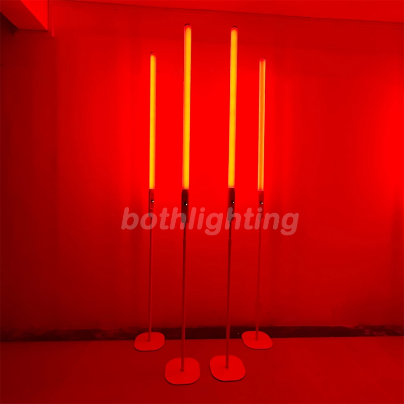 4pcs with a bag Wireless Battery Both Tube 360 Degree Led Tube Dj Light ...