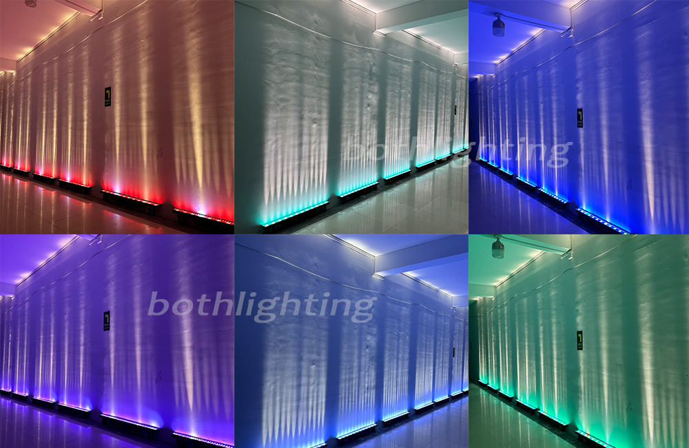 4pcs FX Bar 5050 RGB Pixel Wash Linear Strip LED Lighting Strobe Effect ...