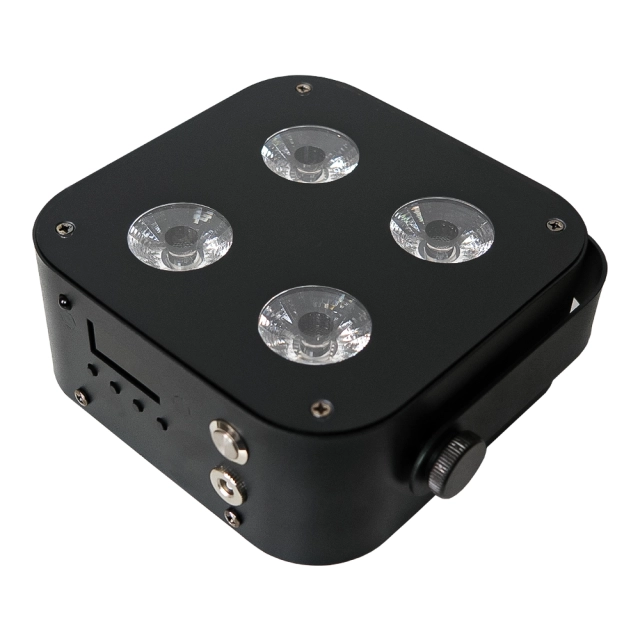 8pcs with a case IR4 mini uplights 4X12W Spotlight 4 LED Hex Up-lights ...