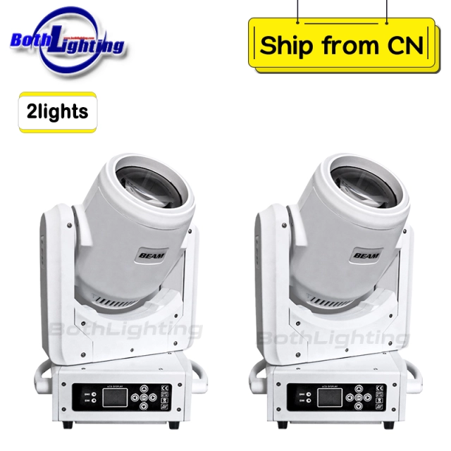 2units Battery Operated 100w LED Beam Moving Head Light Wireless DMX ...