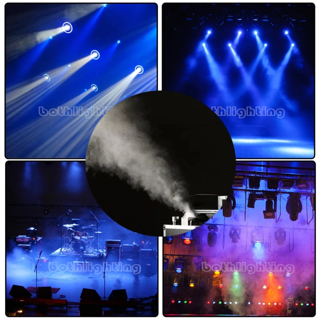 BothLighting 600w haze machine with a case smoke fog machine