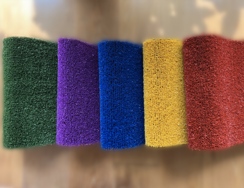 Safe & Comfortable Playground Rainbow Grass, High UV resistance and ...