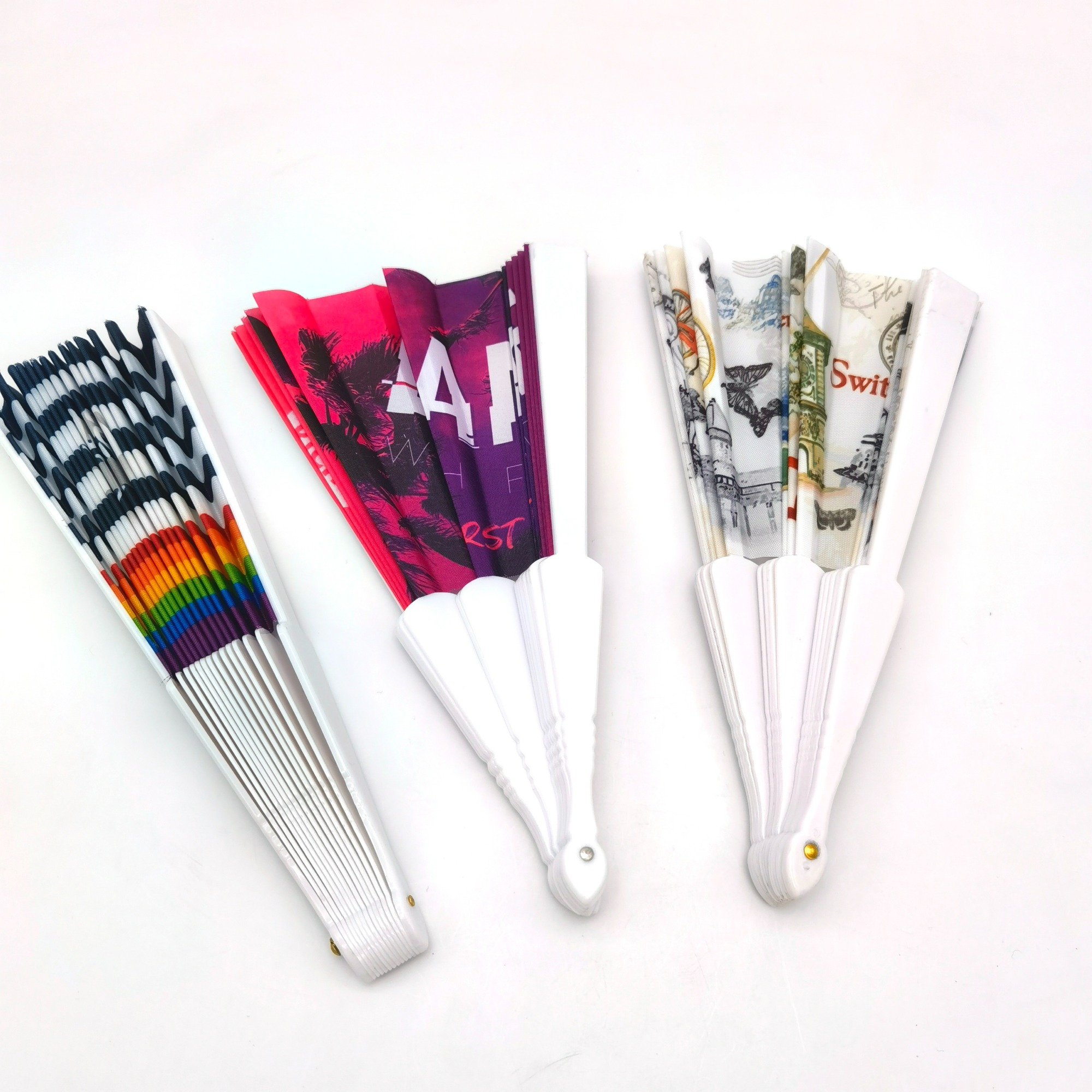 Portable Promotional Plastic Hand Fans