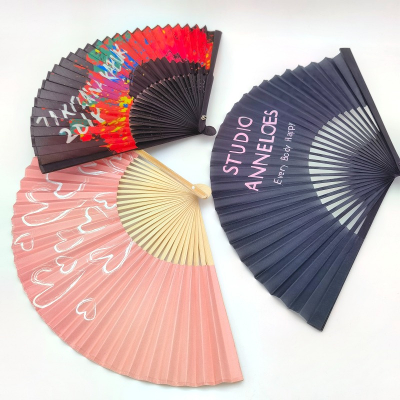 Sustainable Paper Wood Hand Fan