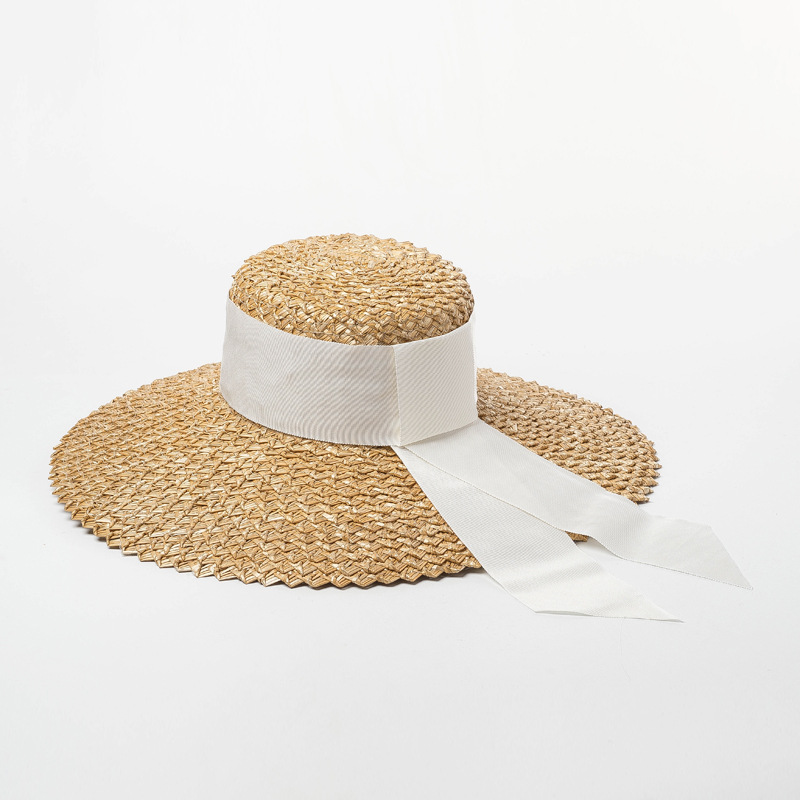 Handmade Ribbon Straw Hat