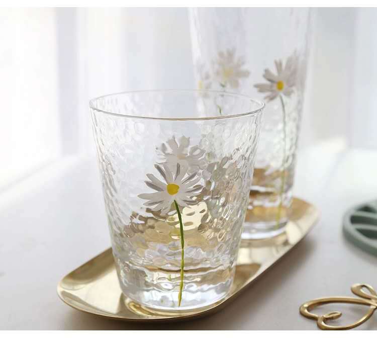 Ice Pattern Drinking Glass