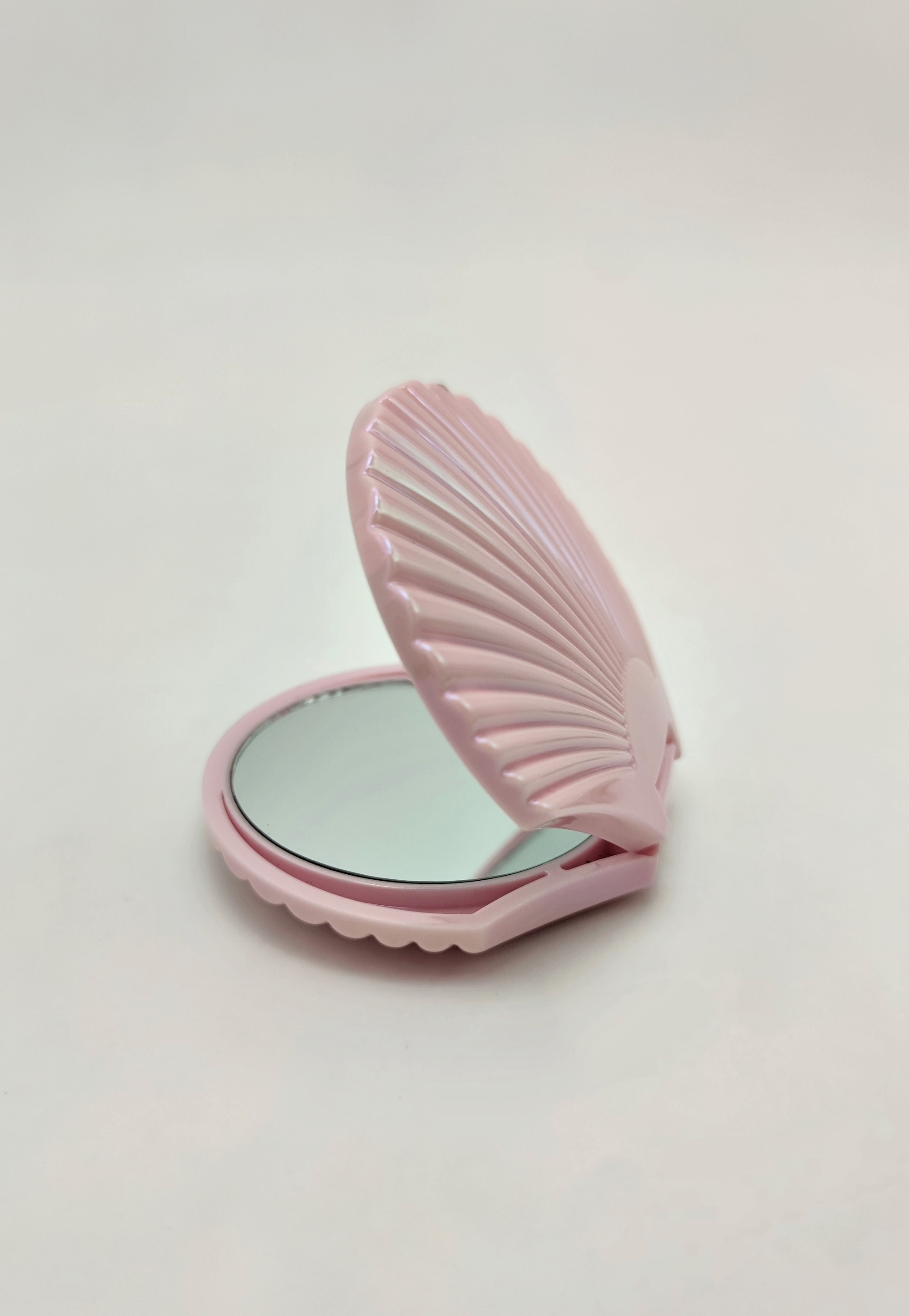 Adorable Iridescent Shell Pocket Mirror