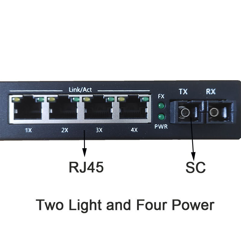 High Quality 1000M Single Mode Dual Fiber Optic Rj45 Fast Ethernet ...