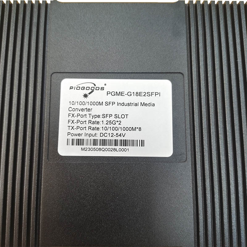 10/100/1000M 20Km Industrial Sfp Gigabit Switch 8 Port 48V Dc Fiber ...