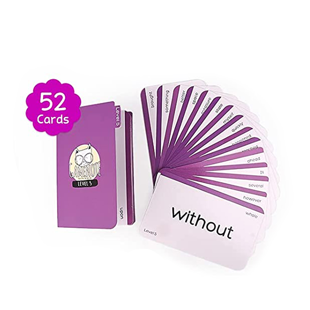 Custom Cardboard Education Flash Card