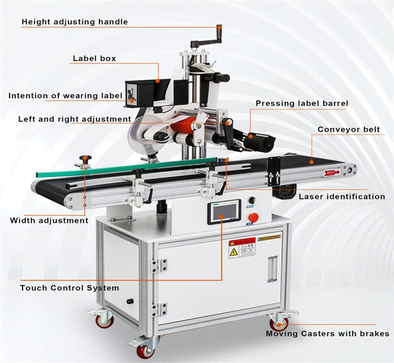 Flat Sticker Labeling Machine
