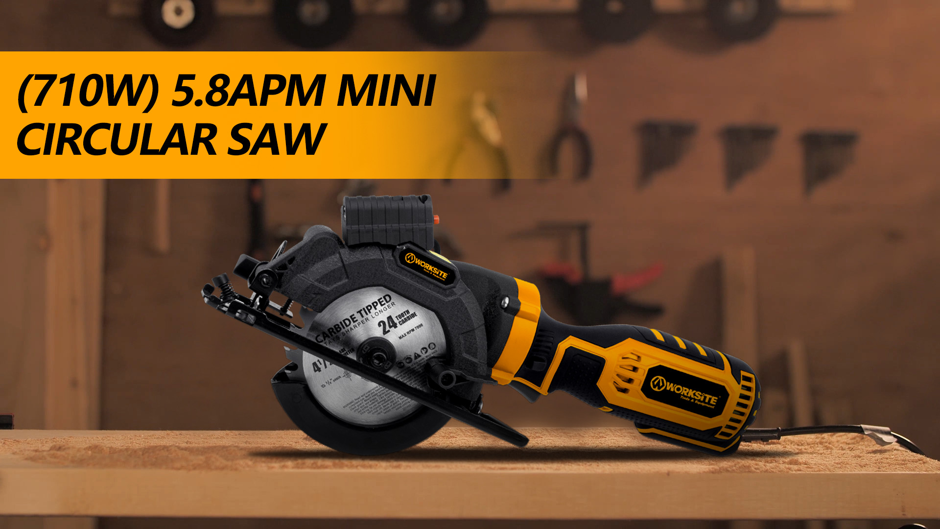WORKSITE High Power Electric Circular Saw Tools Diamond Segmented Wet ...