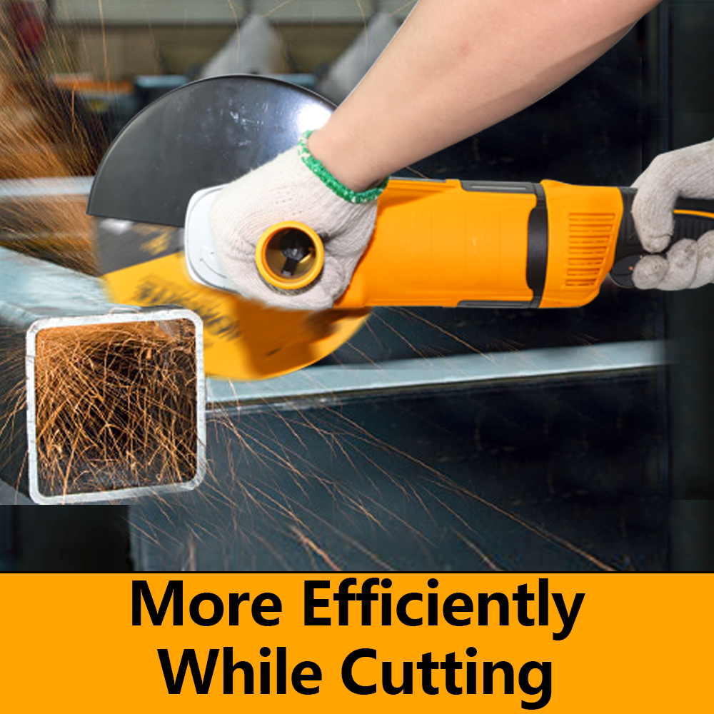 WORKSITE Angle Grinder 9" Professional Corded Power Electric Grinders