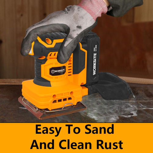 WORKSITE Power Sanders Machine Sanding Finishing Wall Concrete Wood ...