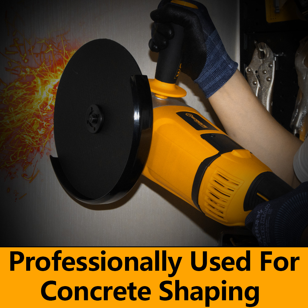 WORKSITE Angle Grinder 9" Corded Handheld Professional Power Grinders