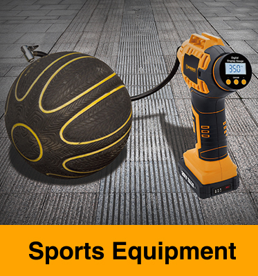 WORKSITE Inflator Air Pump 12V/20V Battery Power Gauge Gun Car Tyre ...