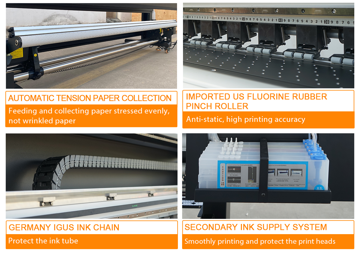 Sublimation Printer with 2/3/4 Print Heads-po-try