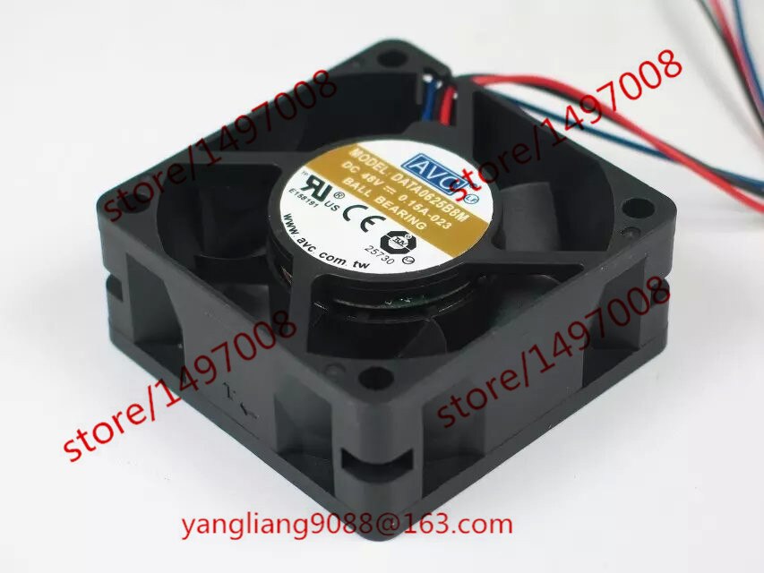 AVC DATA0625B8M -023 DC 48V 0.15A 60x60x25mm Server Cooling Fan, AVC-Server Fan