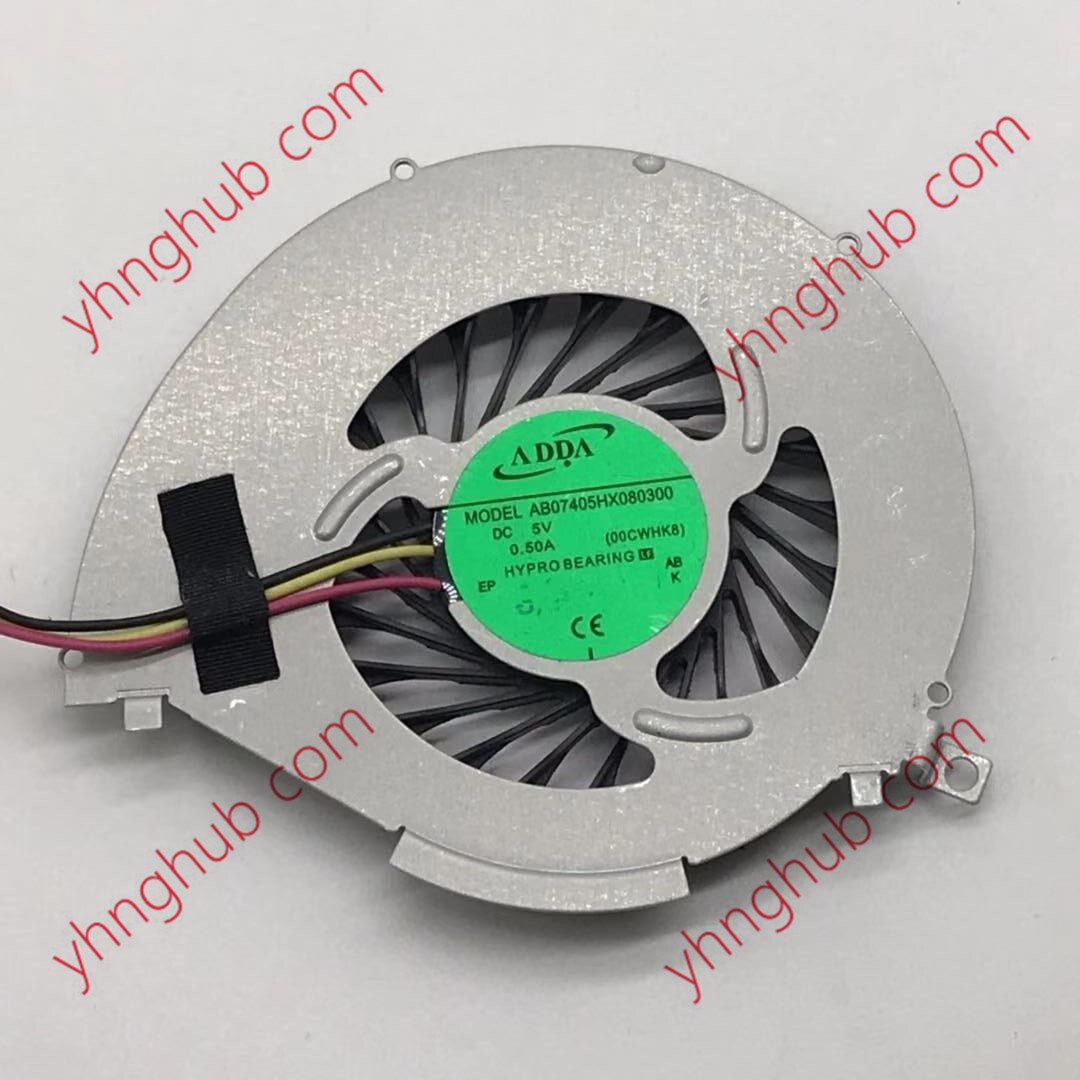 ADDA AB07405HX080300 DC 5V 0.50A 3-Wire Server Laptop Cooling Fan, ADDA ...