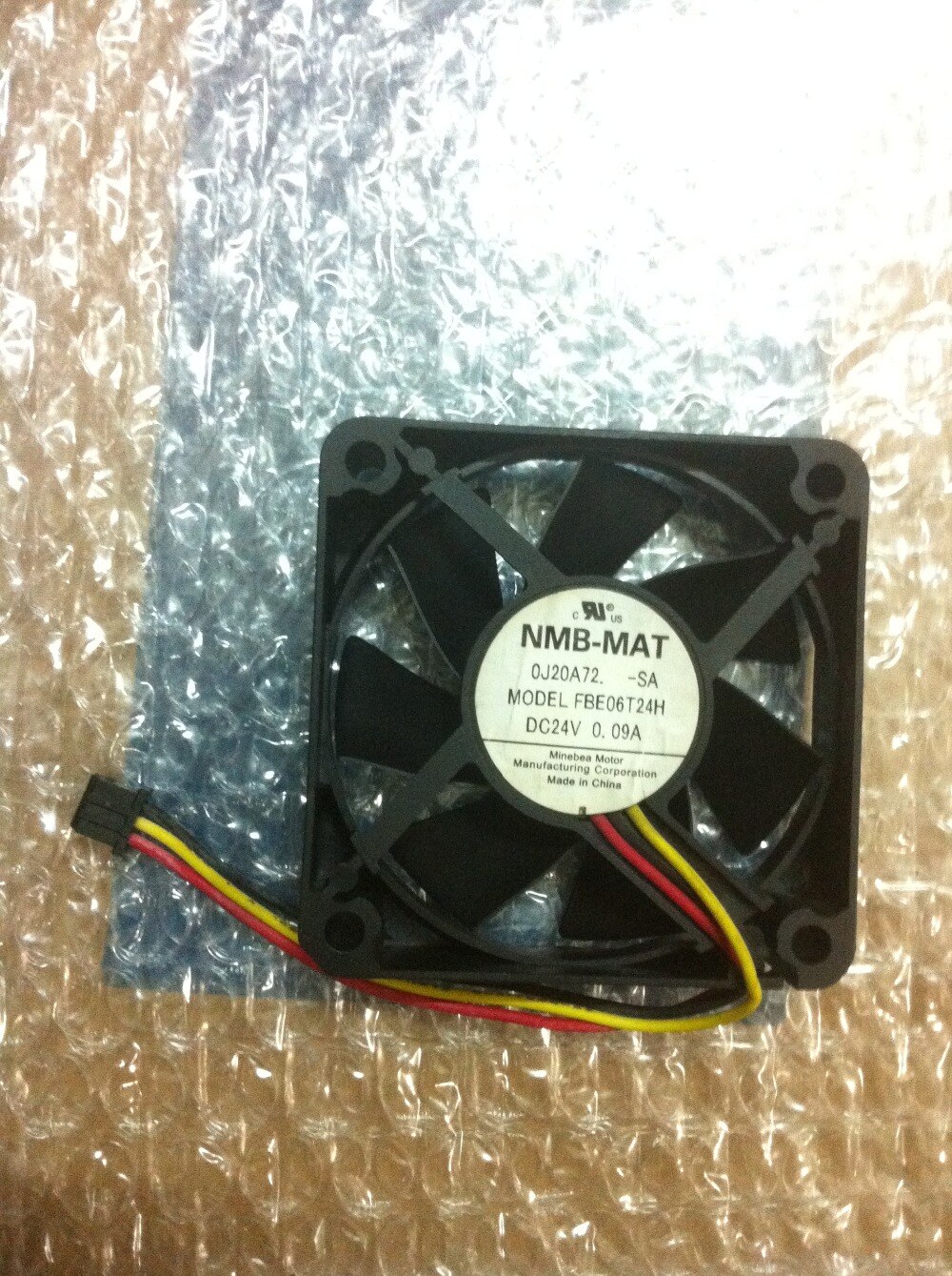 NMB-MAT FBE06T24H DC 24V 0.09A 60x60x15mm 3-wire Server Cooling Fan,NMB ...