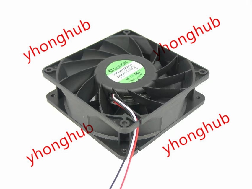 SUNON PSD4812PMB1-A (2).R.155 Server Cooling Fan DC 48V 18.7W 3-Wire ...