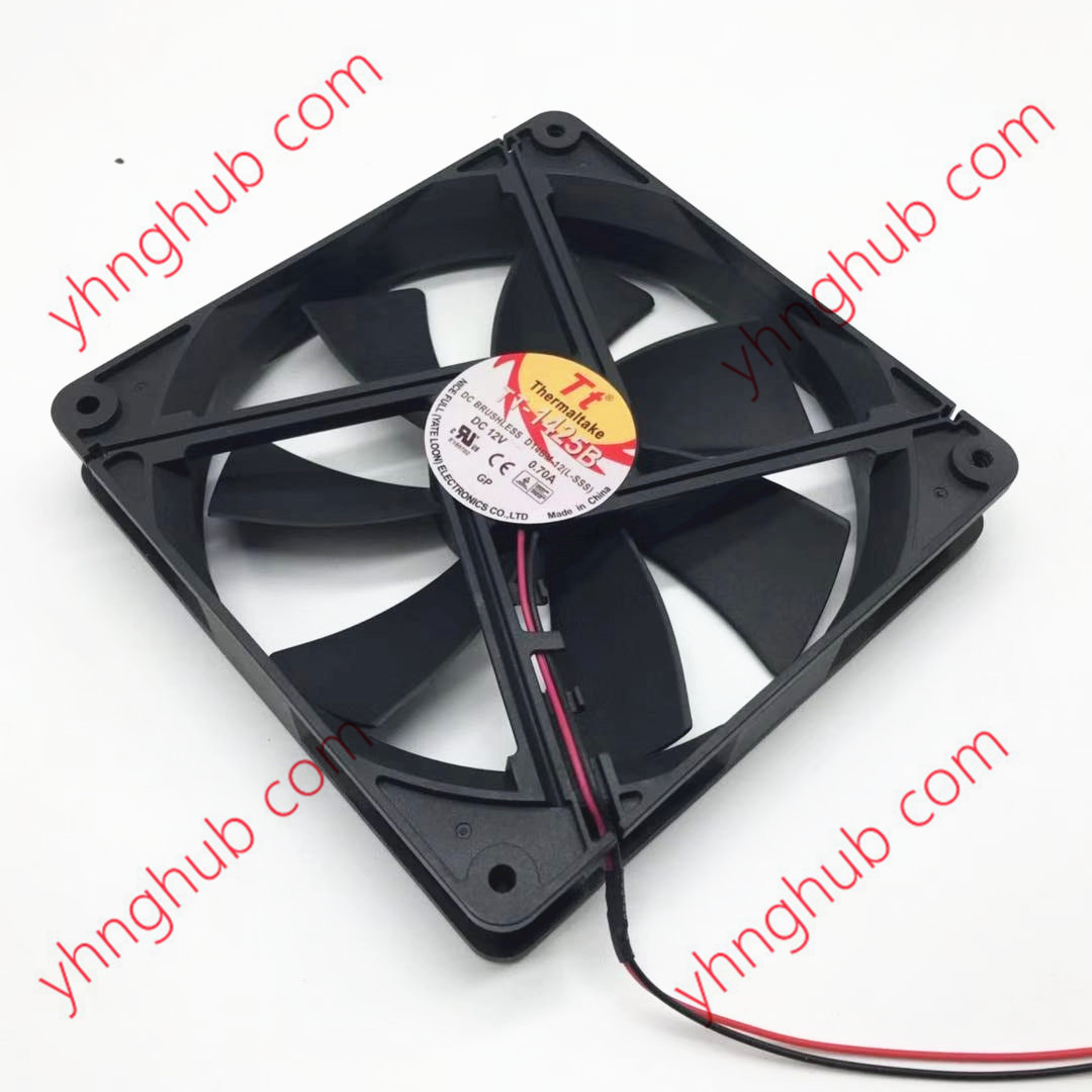 TT TT-1425B D14BM-12 DC 12V 0.70A 140x140x25mm 2-Wire Server Cooling ...