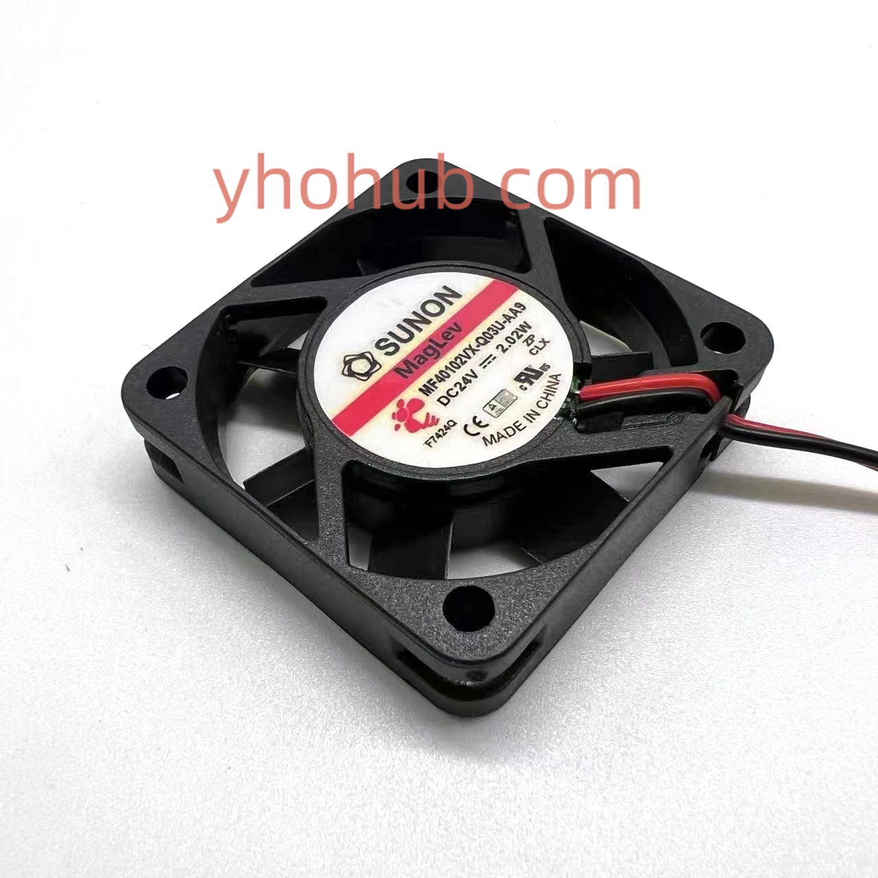 SUNON MF40102VX-Q03U-AA9 DC 24V 2.02W 40x40x10mm 2-Wire Server Cooling Fan