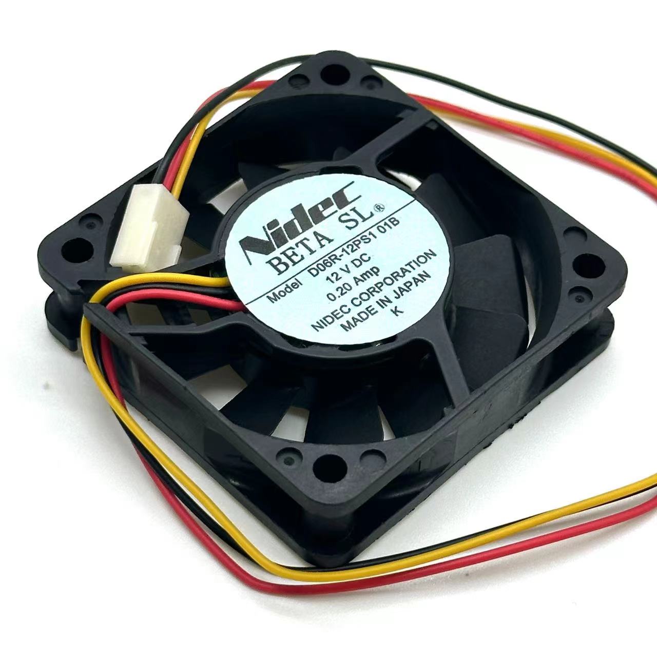 Nidec D06R-12PS1 01B Server Cooling Fan DC 12V 0.20A 60x60x15mm 3-wire ...