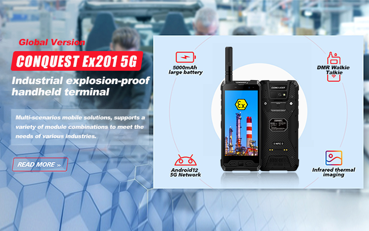 CONQUEST | Rugged Smartphone | Explosion proof phone