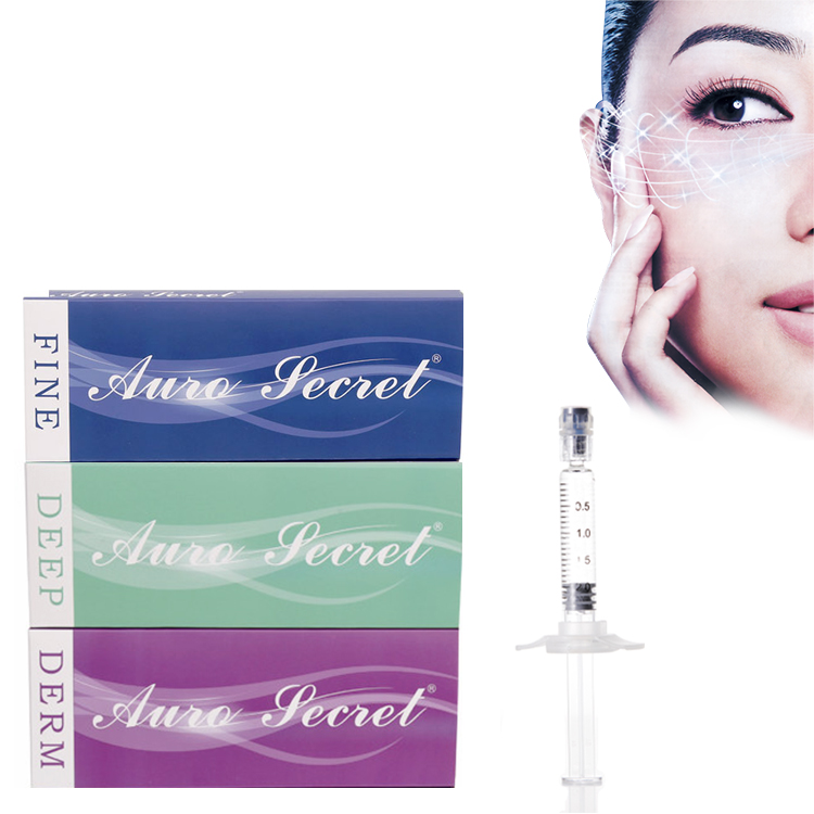 Auro Crosslinked HA 1ml 2ml 10ml Hyaluronic Acid Filler for Face Lip ...