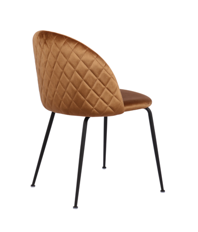 Rust Velvet Dining Chair, Dining room furniture, CE furniture