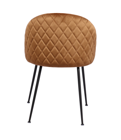Rust Velvet Dining Chair, Dining room furniture, CE furniture