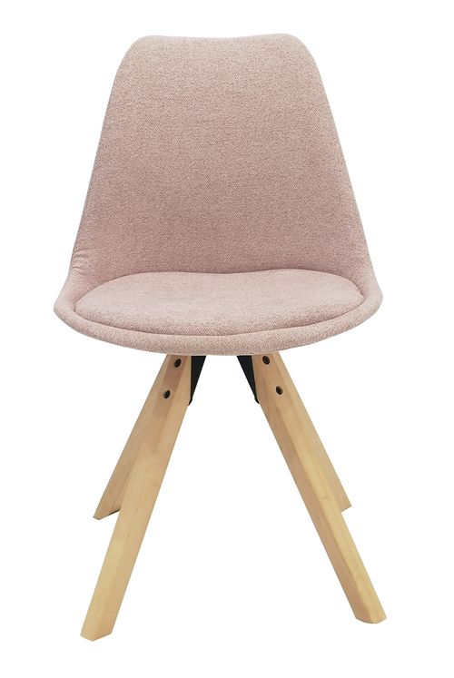 Pink Chair with Wood Legs, Dining room furniture, CE furniture