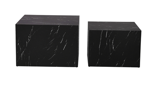 Black Marble Rectangle Coffee Table , Living room furniture Wholesale ...