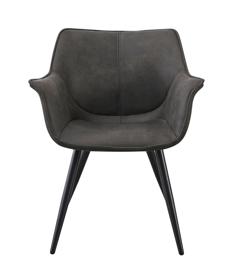 Dark Gray Microfiber Dining Chair, Dining room furniture, CE furniture